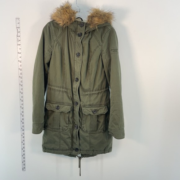 Abercrombie & Fitch | Jackets & Coats | Abercrombie Fitch Green Womens ...